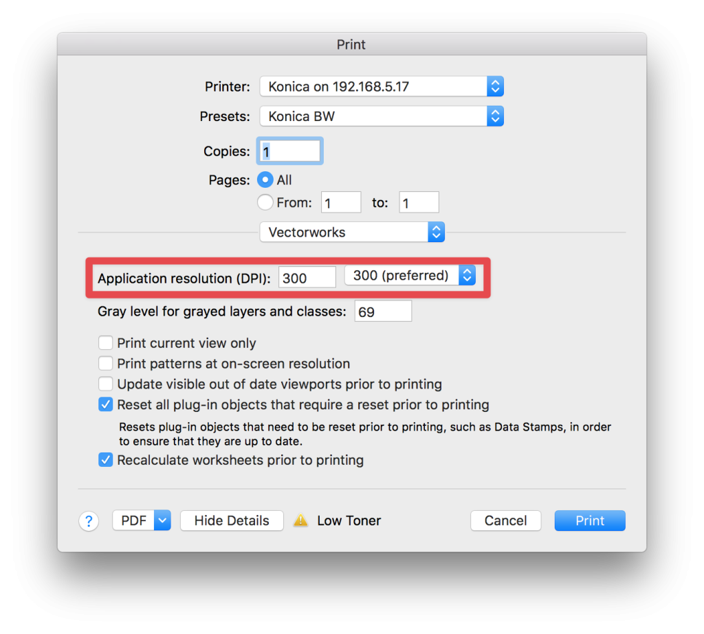 macinteract - Print to Scale
