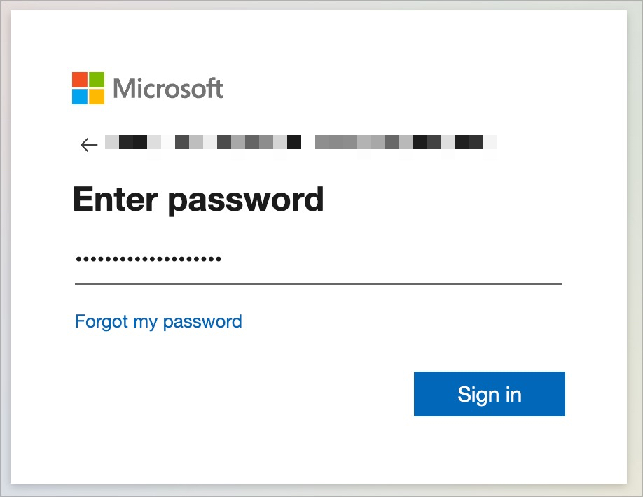 Signing Into Microsoft For The First Time - macinteract