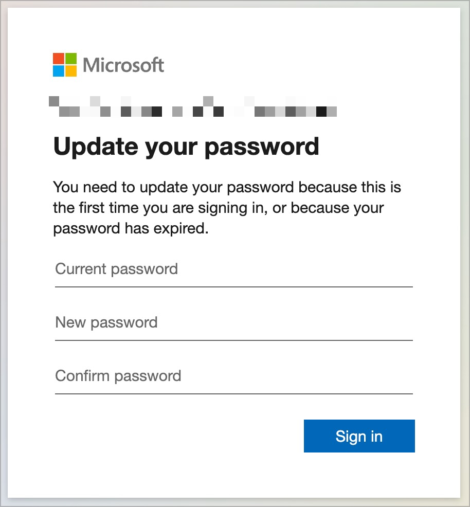 Signing Into Microsoft For The First Time - macinteract